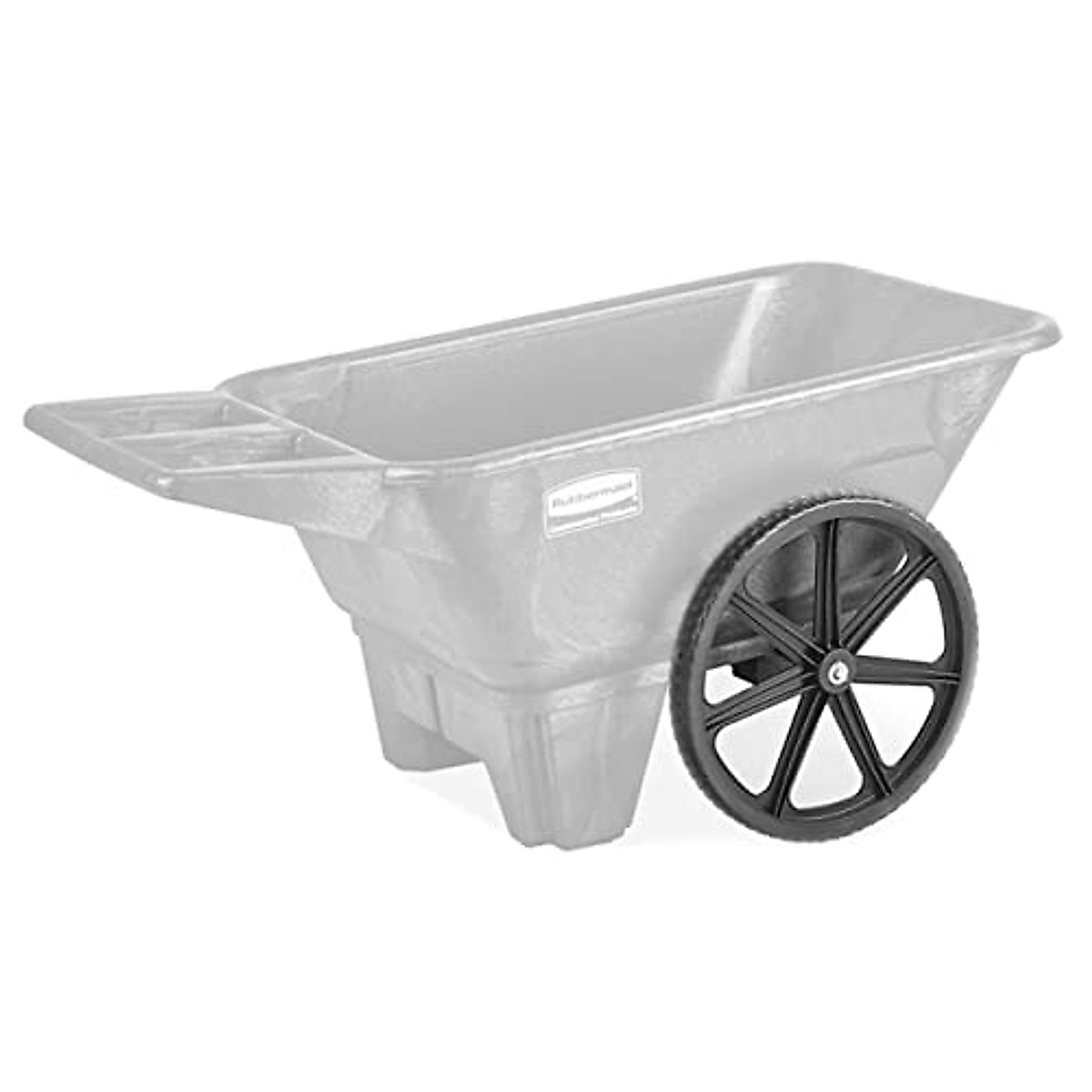 20 Inch Pneumatic Replacement Wheels for Rubbermaid Cart from Uline (2-Pack) (5/8" Axle Bearing)