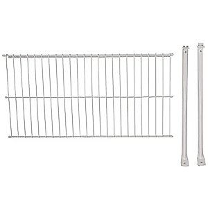 Rubbermaid Linen Closet Shelf Kit, 2-foot x 12-Inch, Metal, Wire Shelving System for Laundry Rooms or Basements