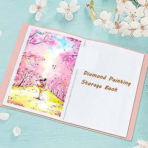 30 Pages Art Portfolios A3 Diamond Painting Storage Book Painting Storage Book Clear Storage Bag Art Portfolio Presentation Folder Art Portfolio For Diamond Painting, Sketches Painting
