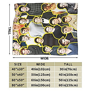 Blanket Josh Hartnett Soft and Comfortable Warm Fleece Blanket for Sofa, Office Bed car Camp Couch Cozy Plush Throw Blankets Beach Blankets