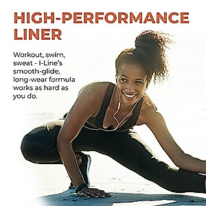 Beauty For Real I-Line 24-7 Eyeliner, Olive - Warm Olive Green with Gold Shimmer - Long-Wearing, Waterproof Gel Formula - Safe for Sensitive Eyes & Contact Lens Wearers - 0.01 oz