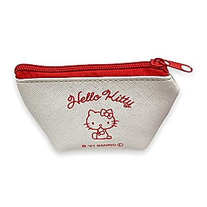 Sanrio Hello Kitty Face Boat Type Cosmetics Small Pouch Bag 4.3 in (W) × 3 in (H) × 2 in (D)