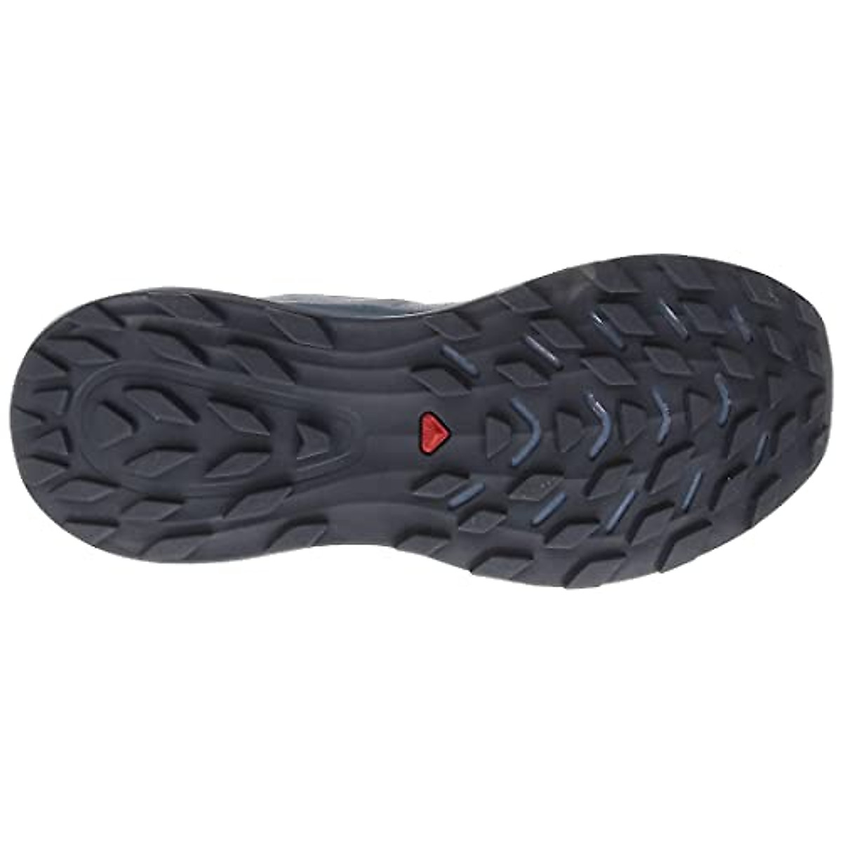 Salomon Women's Ultra Glide Trail Running Shoes for Women, Ebony/Blue/Grey, 9