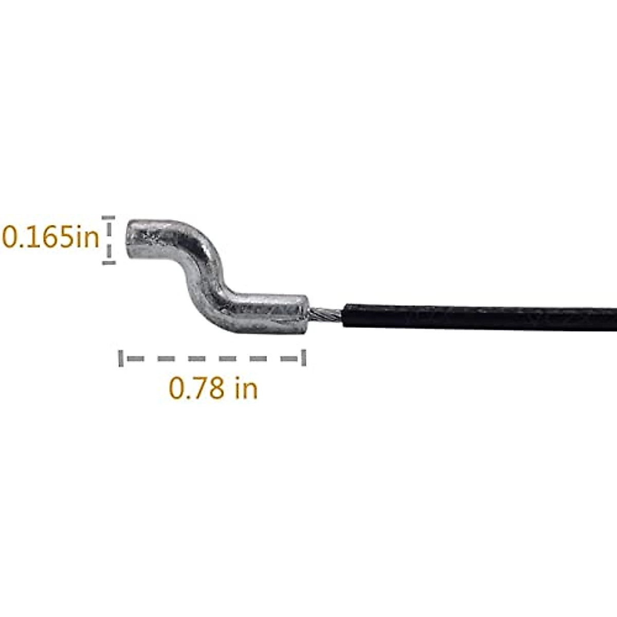 Qissiq 746-04229 Clutch Drive Cable for MTD 746-04229B 946-04229 946-04229B (2 Pack)