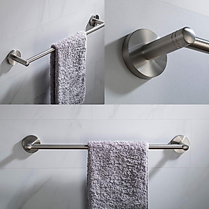 KRAUS Elie 18-inch Bathroom -Towel Bar, Brushed Nickel Finish, KEA-18836BN