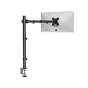 WALI Monitor Arm Mount for Desk, Single Extra Tall Computer Desk Mount, Monitor Bracket Mount Stand Single, up to 32 inch, 22 lbs (M001XL), Black