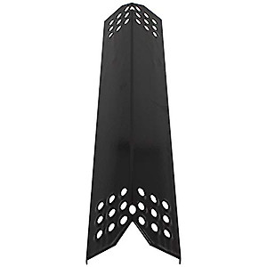 BBQ Grill Heat Shield Plate Tent Replacement Parts for Dyna-Glo DGB-730SNB-D - Compatible Barbeque Porcelain Steel Flame Tamer, Guard, Deflector, Flavorizer Bar, Vaporizer Bar, Burner Cover 14 9/16"
