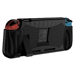 KRR Protective Case for Nintendo Switch Soft Silicone Full Body Protector Cover Shell with Shock-Absorption