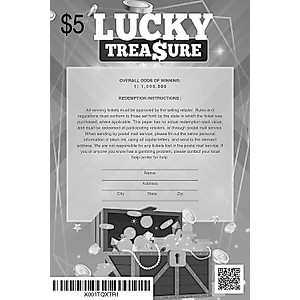 6 Pack - Pregnancy Announcement Lottery Scratch-Off Tickets | 4x6 Authentic Looking | Great for Baby Announcements | Perfect for Pregnancy Announcement for Grandparents, Future Dad, or Friends!
