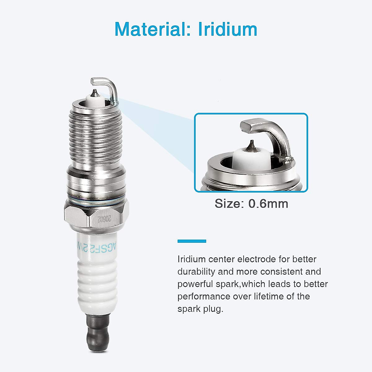 Vplus Ignition Coil DG508 & Spark Plug SP479 AGSF22WM compatible with Ford 4.6L 5.4L V8 Crown Victoria Expedition F150 F250 Mustang Lincoln Mercury Explorer DG457 DG472 DG491(Set of 8)