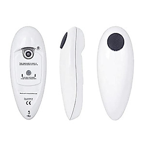 Electric Can Opener 2.0 Portable Safety Can One Press to Open with a Manual Can Opener, 2.7 * 1.6 * 6.9in