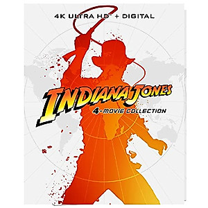 Indiana Jones 4-Movie Collection Limited Edition Steelbook [4K UHD + Digital Copy]