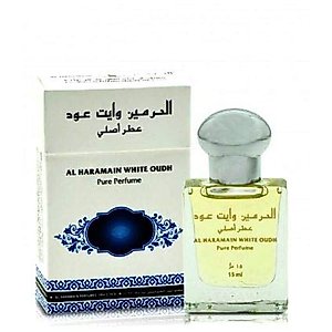 Haramain White Oudh for Men and Women (Unisex) CPO - Concentrated Perfume Oil (Attar) 15 ML (0.51 oz)
