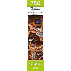 Ceaco - Thomas Kinkade - Disney - Geppetto's Pinocchio - 750 Piece Jigsaw Puzzle