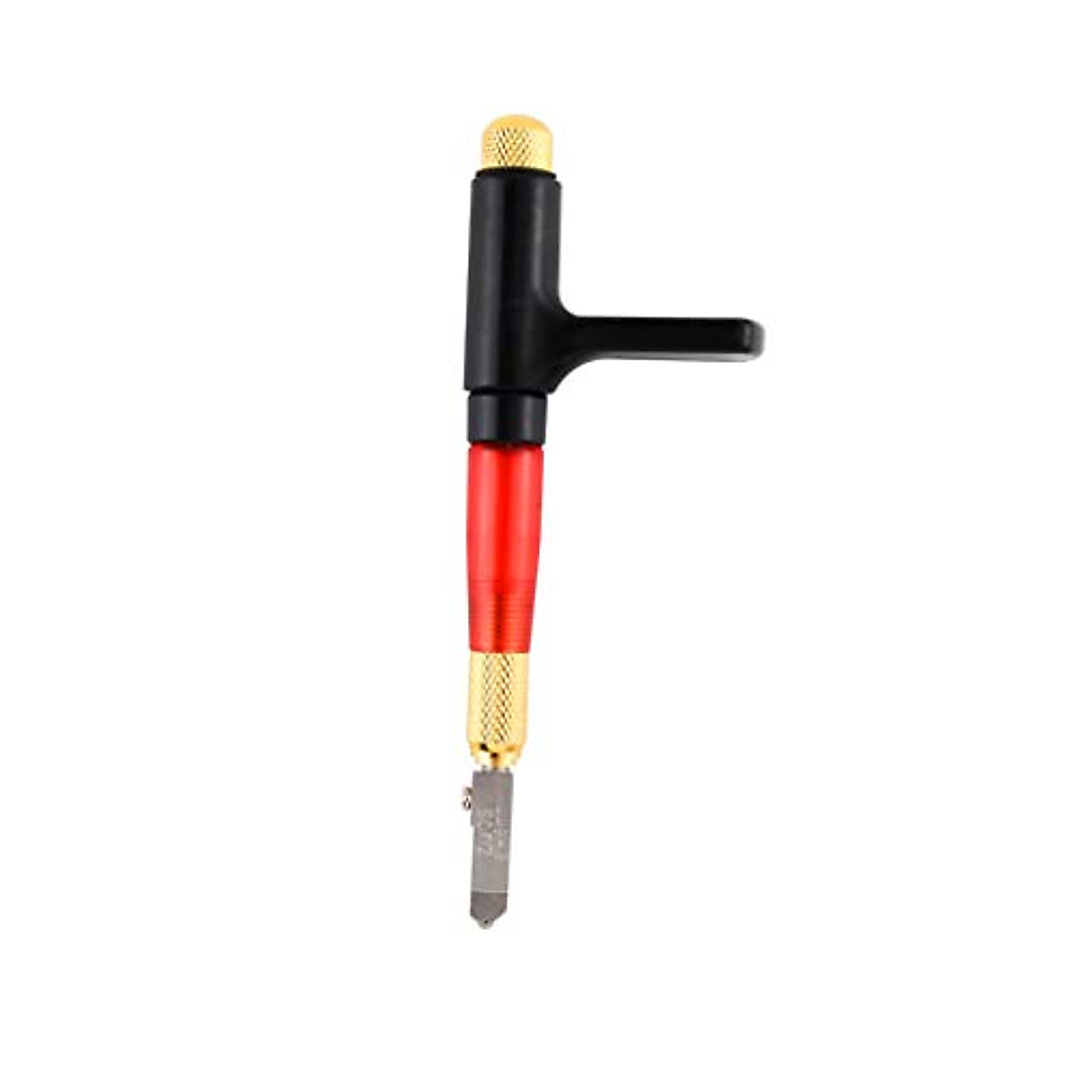 ZUOS Pistol Grip Oil Feed Glass Cutter Tungsten Carbide, Professional Stained Glass Cutting Tool with 2 Replaceable Head and Oil Reservoir- 2mm-12mm
