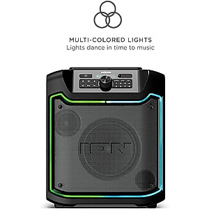 ION Trailblazer - High-Power All-Weather Rechargeable Bluetooth Speaker with Qi Wireless Charging