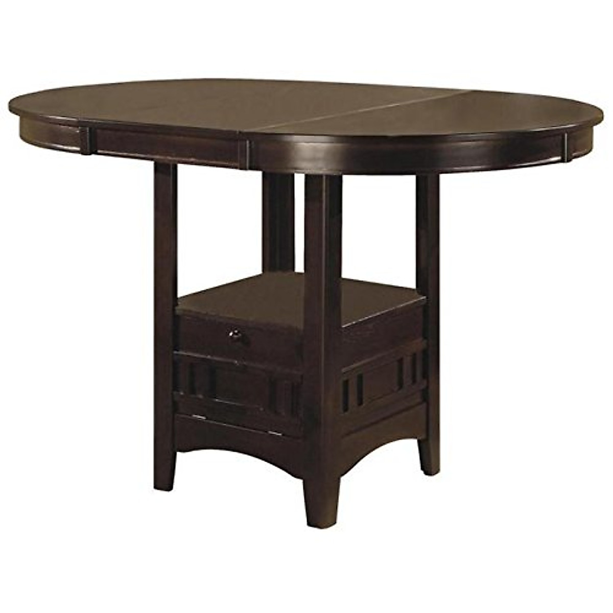 Coaster Counter Height Dining Table Extension Leaf, Dark Cappuccino Finish