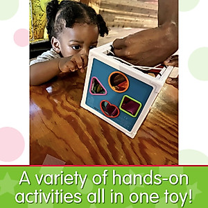 The Learning Journey: Pop & Discover Activity Cube - Fun Montessori Early Educational - Sensory Toy for Kids - Autism - Pop It Baby Toddler Toys & Gifts for Boys & Girls Ages 12 Months to 3 Years