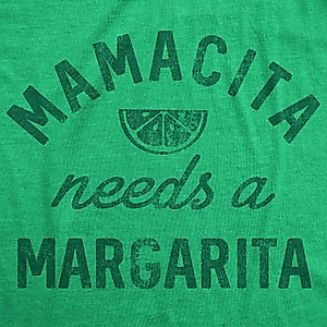 Womens Tank Mamacita Needs A Margarita Tanktop Funny Tequila Shirt Funny Racerback Tank Cinco De Mayo Tank Top for Women Cool Drinking Tank Top Novelty Green L