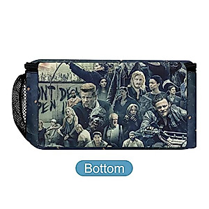 Leakproof Portable Insulation Lunch Tote The Apocalyptic Walking Horror Drama Dead Lunch Bag Gourmet Cooler Pouch Warm Pouch for Parties Lunch Box Storage Organizer