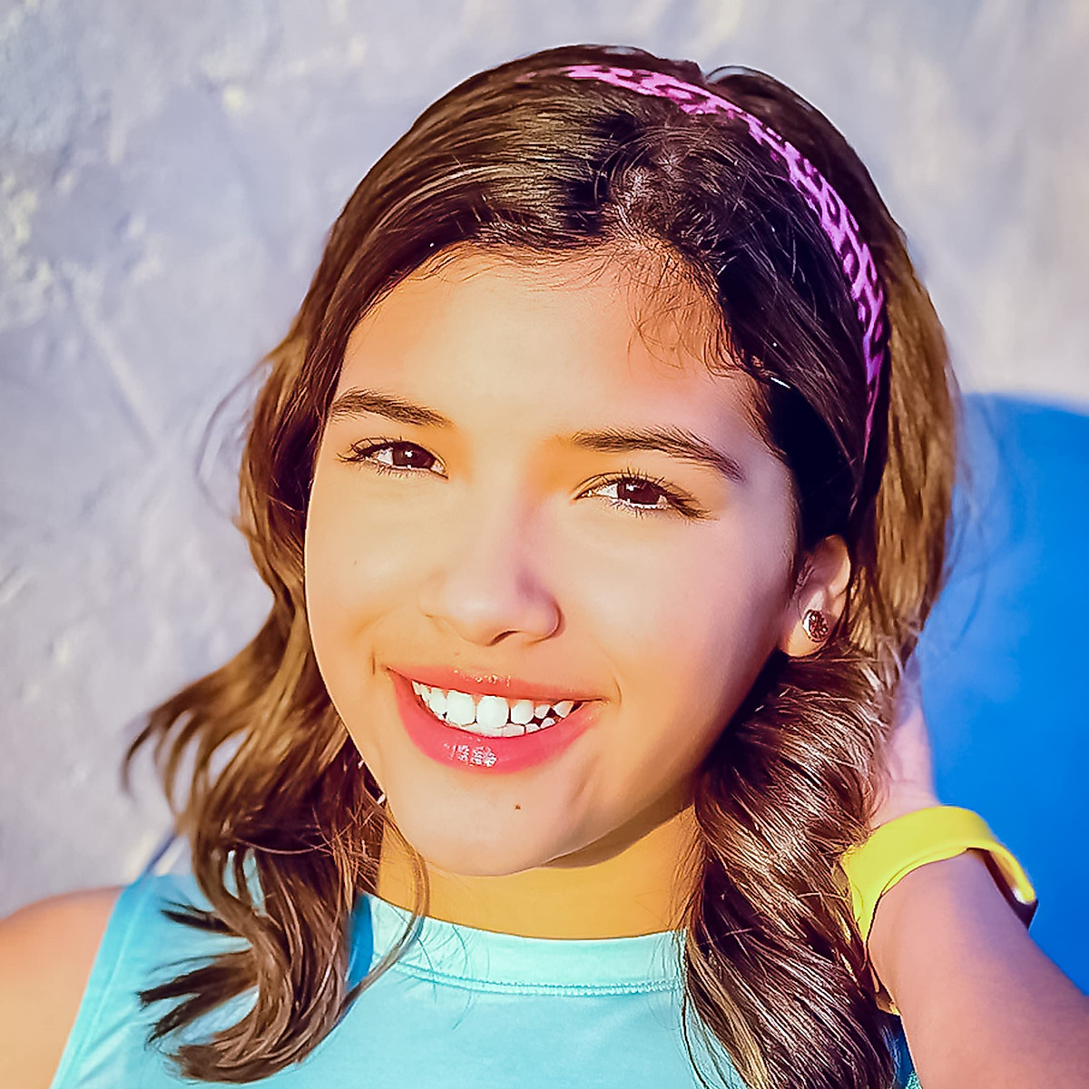 FROG SAC 4 Cheetah Headbands for Girls, Reversible Nonslip Velvet Leopard Print Headband Pack, Elastic Leopard Headbands for Women, Cute Animal Print Hair Accessories for Teens