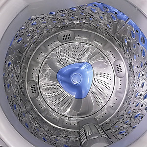 Panda 1.70 cu.ft Portable Washing Machine, High-End Fully Automatic Compact Washer, 11lbs Capacity, Folding Window, White