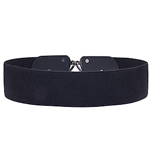 Syuer Womens Vintage Wide Elastic Stretch Waist Belt Retro Cinch Belt