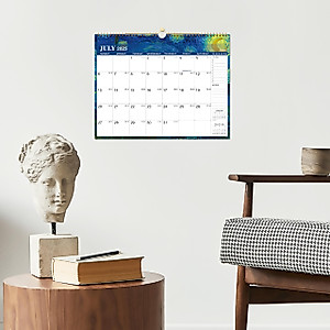 2023 Wall Calendar - Wall calendar 2023-2024, January 2023 - June 2024, 18 Months Wall Calendar, 14.6” × 11.4”, Twin-Wire Binding, Premium Paper, Blank Blocks - Art Paintings Design