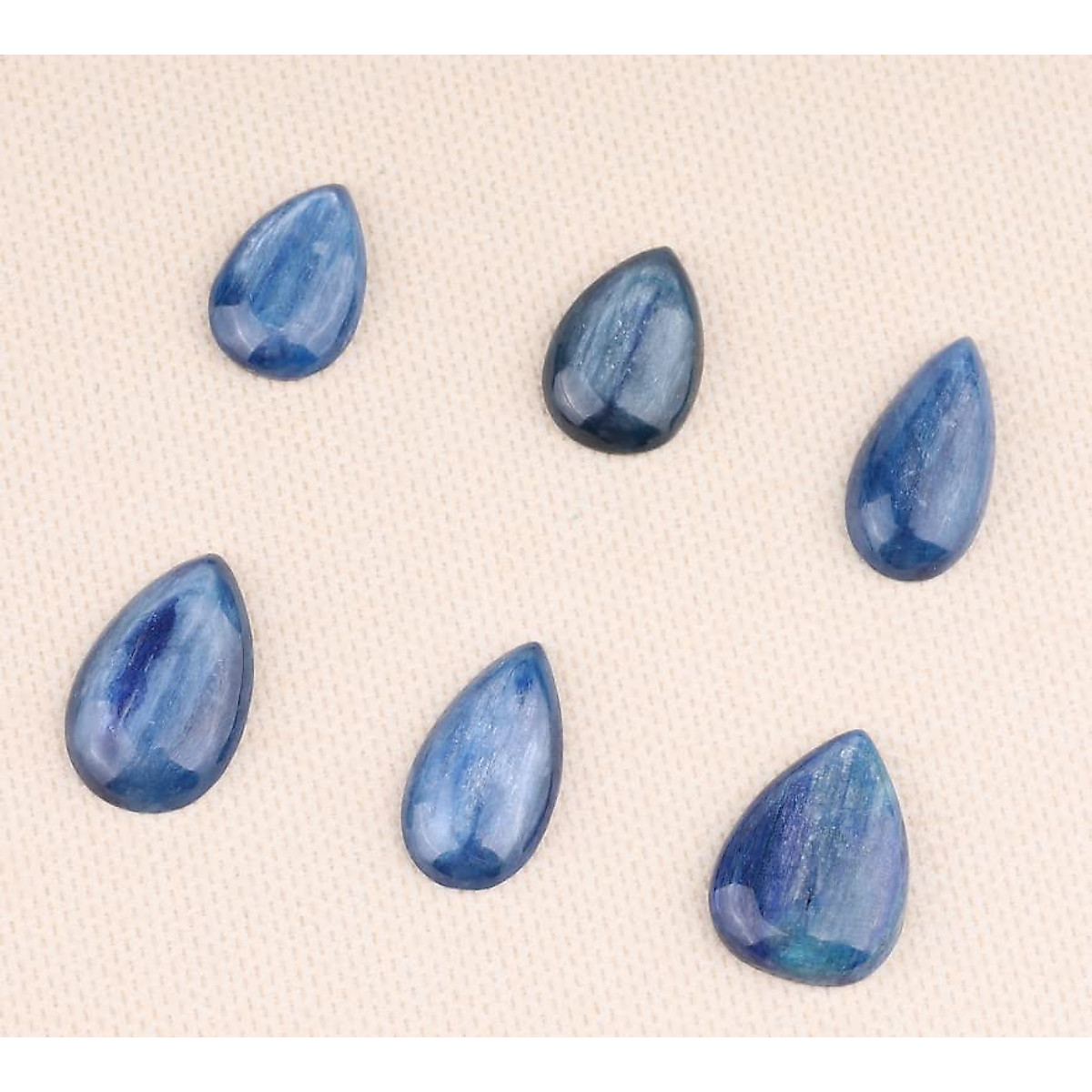 GAVU Crystal Teardrop Pendant Kyanite Blue Stone Necklace