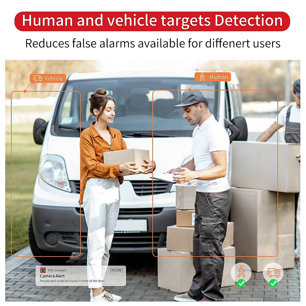 Hikvision Dome Camera Compatible DS-2CD2543G2-IS 2.8mm Lens 4MP AcuSense Built-in Mic Fixed Mini Network Camera PoE IR H.265 IP67 Waterproof IK08 Original IP Camera International Version