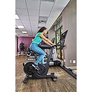 Echelon Smart Connect Fitness Bike, 30-Day Free Echelon Membership, Easy Storage, Small Spaces, Cushioned Seat, Solid Design, HIIT, Top Instructors, 32 Resistance Levels, Bluetooth, EX-7S