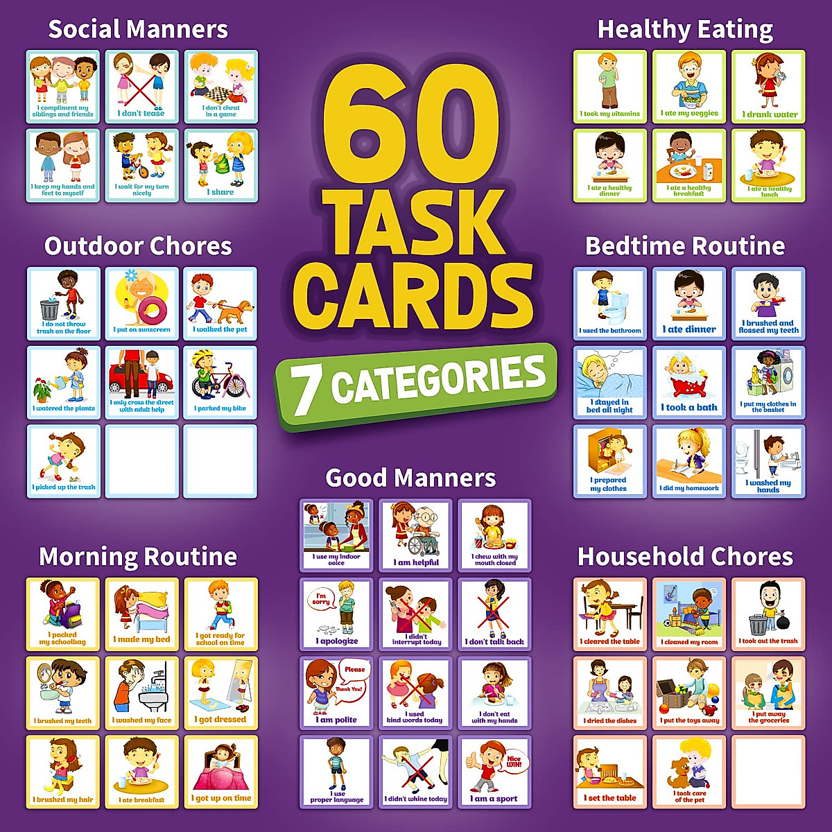 Reward & Behavior Journal for Kids - Weekly Chart