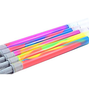 Zebra Sarasa Clip 0.5 Retractable Gel Ink Pen, Rubber Grip, 0.5 mm, Marble Colors, 5 Color Ink, Sticky Notes Value Set