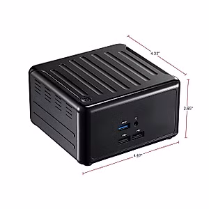 ASRock AMD Ryzen Embedded CPU Barebone SoC Dual GLAN Support Triple Displays Mini/Booksize Barebone System Model 4X4 BOX-V1000M