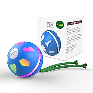 AUKL Interactive Dog Toys Wicked Ball Self Moving Motion Activated Ball