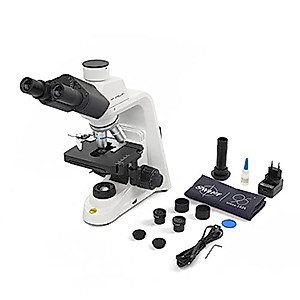 Swift Stellar 1-T Professional Lab Compound Microscope, 40X-2500X Magnification, Siedentopf Trinocular Head, Mechanical Stage, Ultra-Precise Focusing, Camera-Compatible, User and Eco-Friendly Design