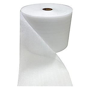 Uboxes Foam Wrap Roll 320' x 12 Wide 1/16 Thick Cushion - 12 Perforation, White, FOAM11622512