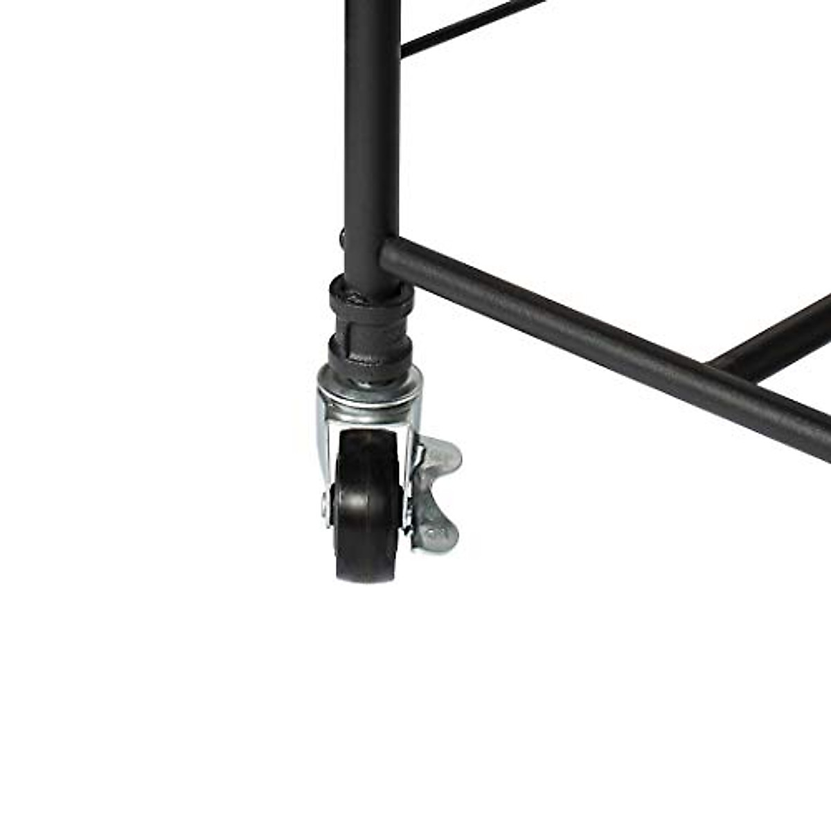 Fridge Stand Supreme - Drawer Organization - Black Frame with Gray Drawers