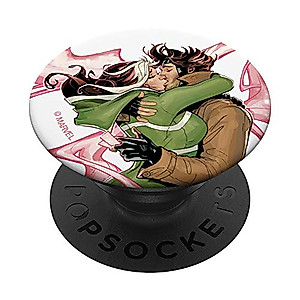 Marvel X-Men Rogue and Gambit Kiss Valentine's Day PopSockets PopGrip: Swappable Grip for Phones & Tablets