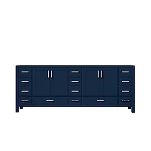 Bell+Modern Big Sur 84 in. W x 22 in. D Navy Blue Double Bath Vanity