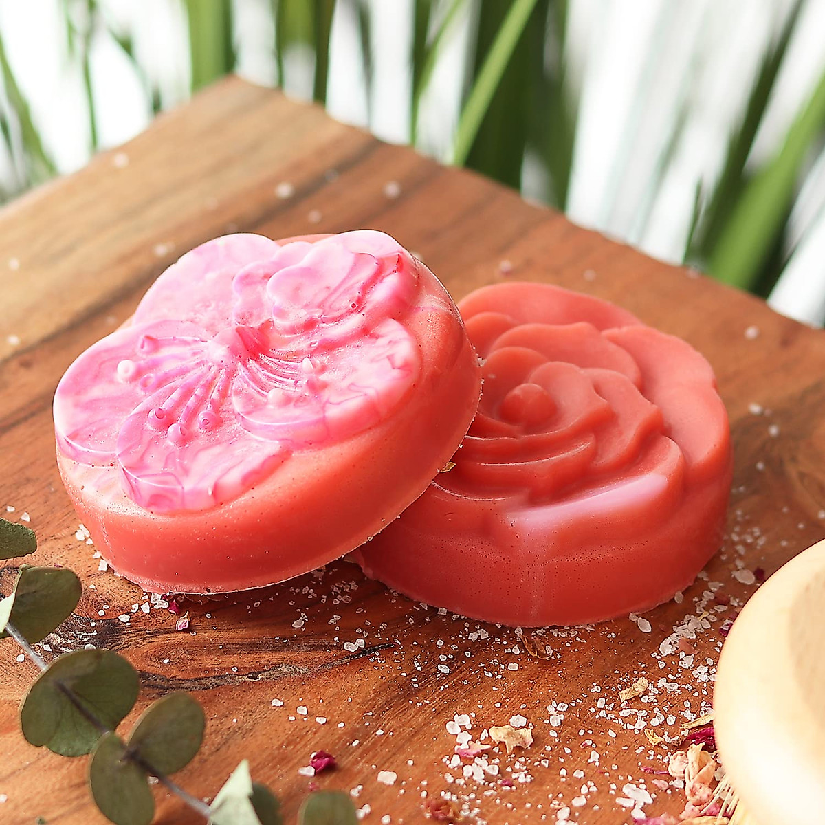 CraftZee Large Soap Making Kit - DIY Kits for Adults and Kids Supplies Includes Soap Base, Soap Cutter Box, Silicone Loaf Molds, Fragrances, Rose Petals & More Melt and Pour Soap Kit