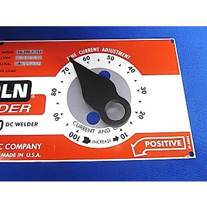High Speed Engineering Lincoln Welder Sa 200 Control Knobs Shorthood and Redface Old Style