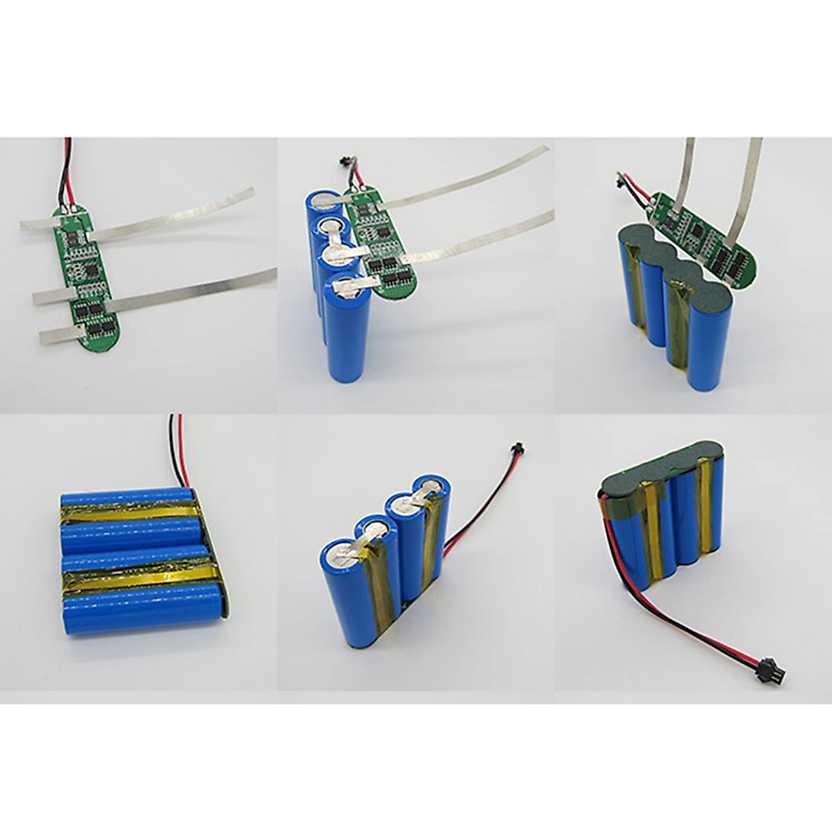 2Pcs 4S 14.4V 14.8V 16.8V 5A 18650 Li-ion Lithium Battery Charger Protection Board Overcharge Protection BMS PCB Circuit Module