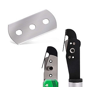 Gomake Replacement Blades for Bodyguard Vinyl Backing Cutter Knife, Stainless Steel, Pack of 50