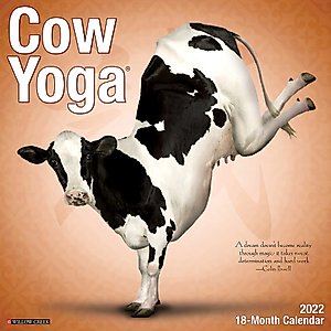 Cow Yoga 2022 Wall Calendar