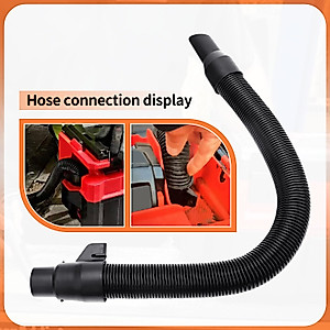 14-37-0105 Vacuum Hose/14-37-0016 Hose Assembly, Compatible With Milwaukee M18 Packout, for 18v/28v Wet/Dry Vacuum 0970-20 0880-20 0780-20 Fits Inside Hose Storage & Version With Outside Hose Storage