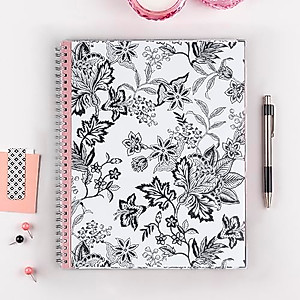 Blue Sky 2024 Weekly and Monthly Planner, January - December, 8.5" x 11", Clear Pocket Cover, Wirebound, Analeis (100001-24)