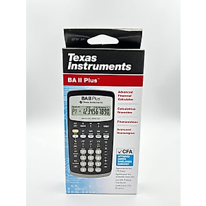 TEXBAIIPLUS - Texas Instruments BA-II Plus Adv. Financial Calculator