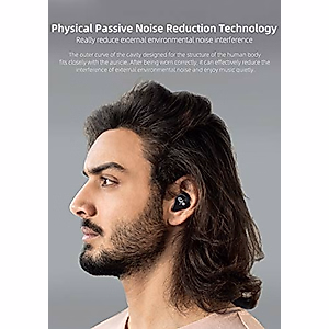 KZ SA08 TWS True Wireless Bluetooth 5.0 Earbuds with Mic, 8BA HiFi Stereo in Ear Earphones, Physical Passive Noise Reduction Hedsets Headphones for Call Phone/Game/Music (Black)