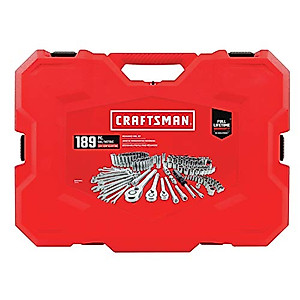 CRAFTSMAN Mechanics Tool Set, SAE/Metric, 189-Piece (CMMT12034)